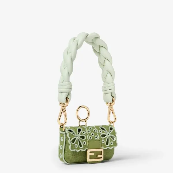 Fendi Nano Baguette Maxi Handle Charm - Green