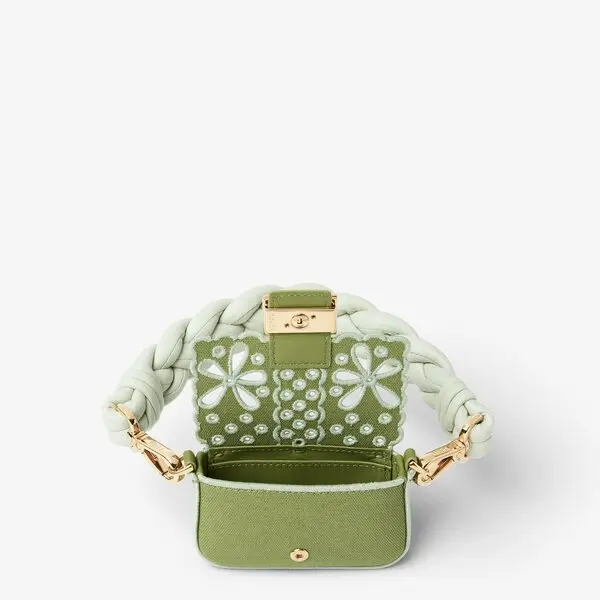 Fendi Nano Baguette Maxi Handle Charm - Green