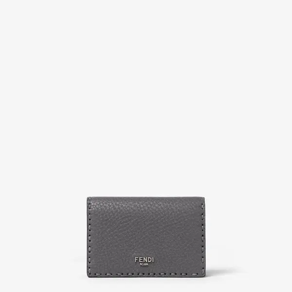 Fendi Selleria Card Case - Grey