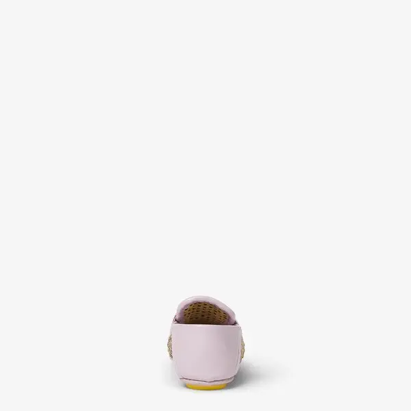 Fendi Braided Leather Baguette Loafers