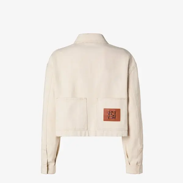 Fendi Denim Cropped Jacket