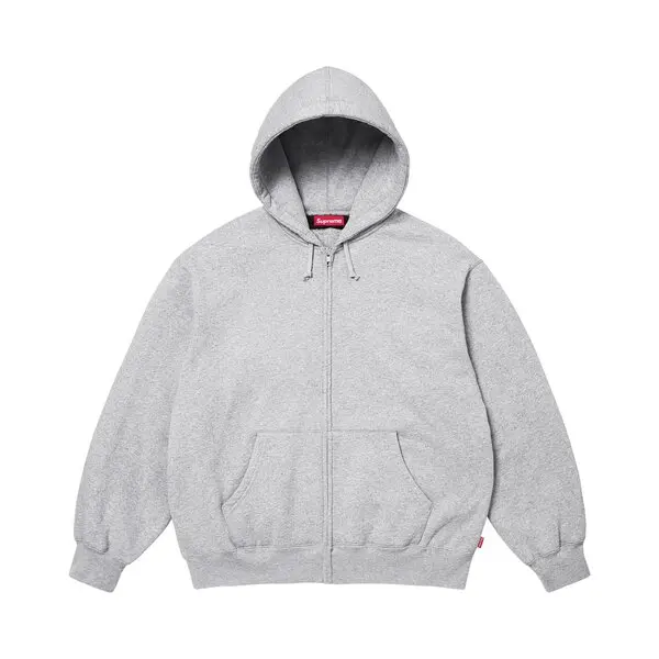 Supreme Cut Out Zip Up Hooded Sweatshirt