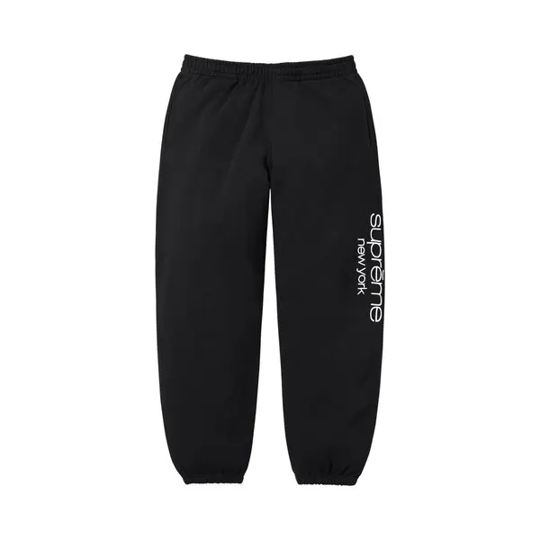 Supreme Classic Logo Sweatpant - Black