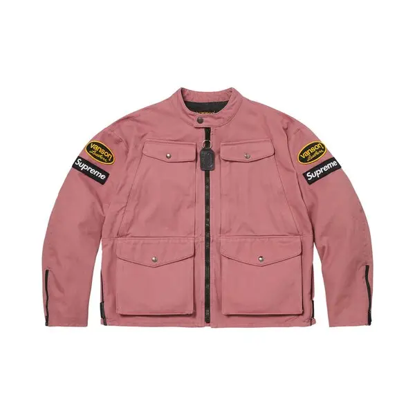 Supreme X Vanson Leathers Cordura Jacket - Pink