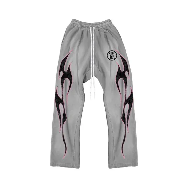 HELLSTAR Future Flame Sweatpants - Grey
