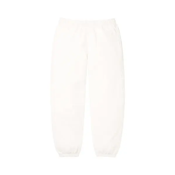 Supreme Classic Logo Sweatpant - White
