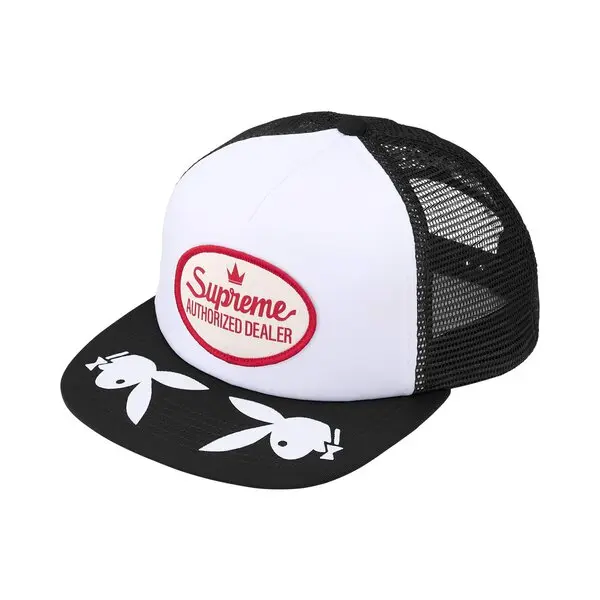 Supreme X Playboy Mesh Back 5-panel - Black
