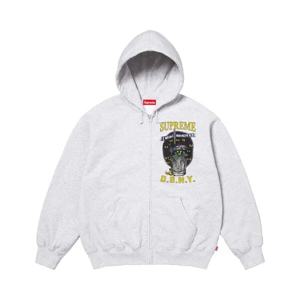 Supreme X Dsny Zip Up Hooded Sweatshirt