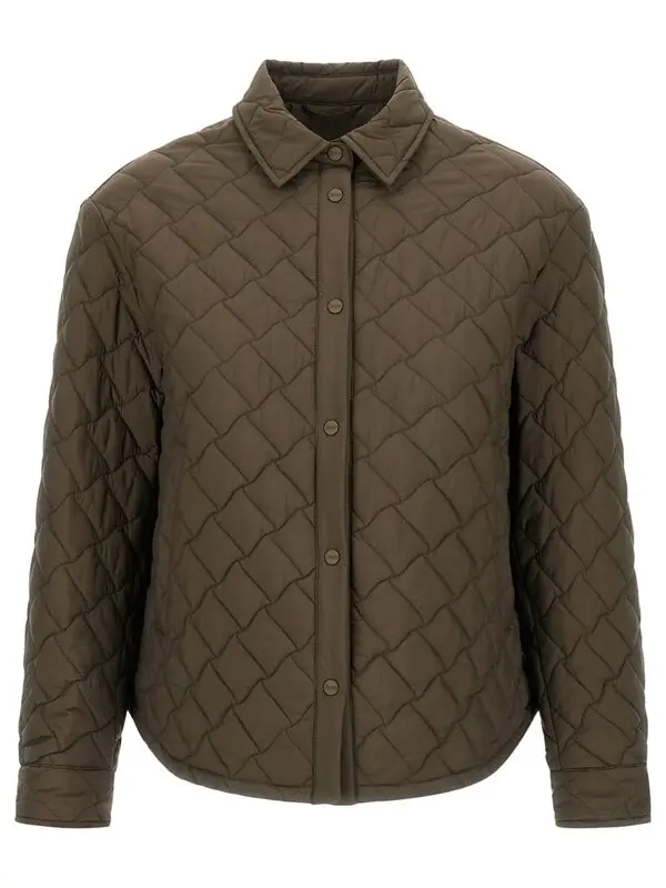 Herno Quilted Ecoage Waterproof Shacket