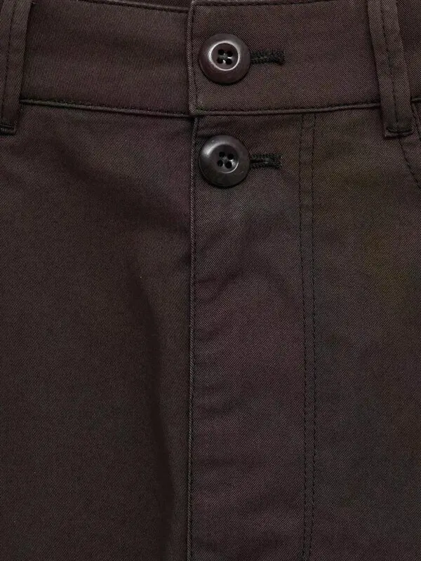 LEMAIRE Button Shorts - Brown