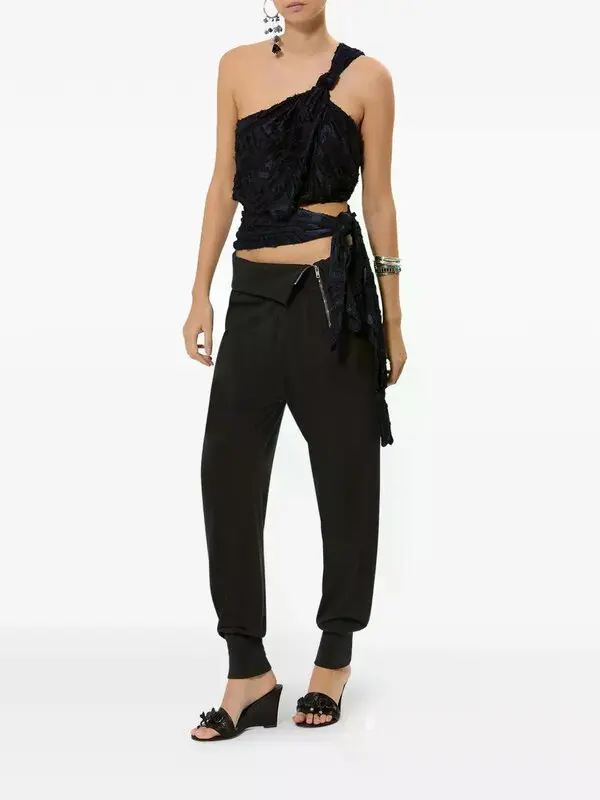Isabel Marant Étoile Tydie Trousers With Zip Details - Black