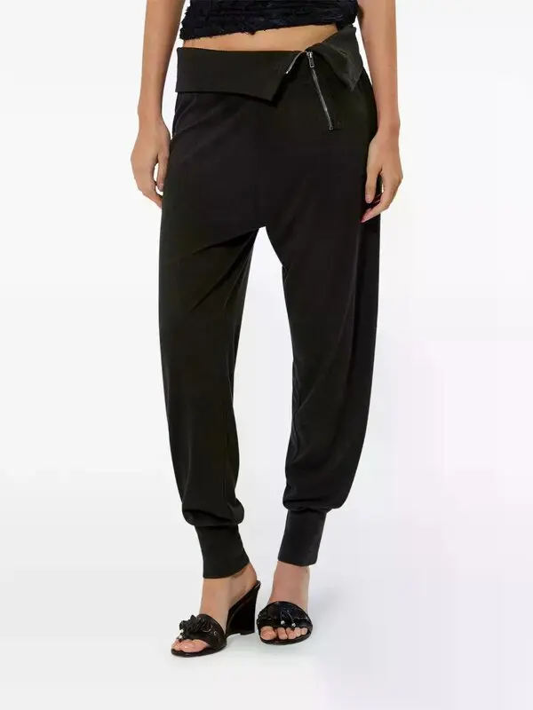 Isabel Marant Étoile Tydie Trousers With Zip Details - Black