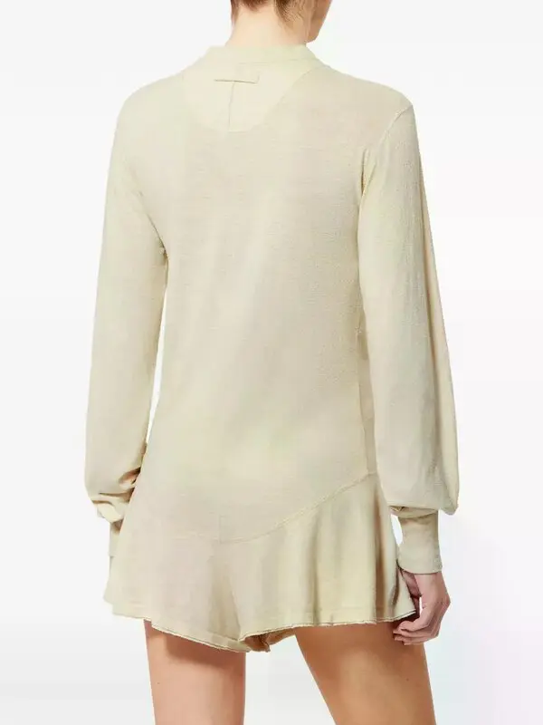 Isabel Marant Étoile Tina Buttoned Long-sleeved Playsuit