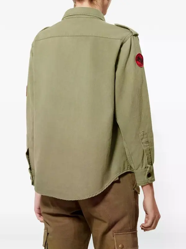 Isabel Marant Étoile Umberta Button Flap Pocket Shirt - Green