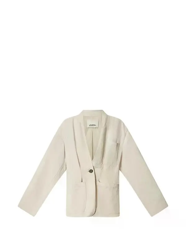 Isabel Marant Étoile Soraya Patch-pocket Blazer - Neutrals