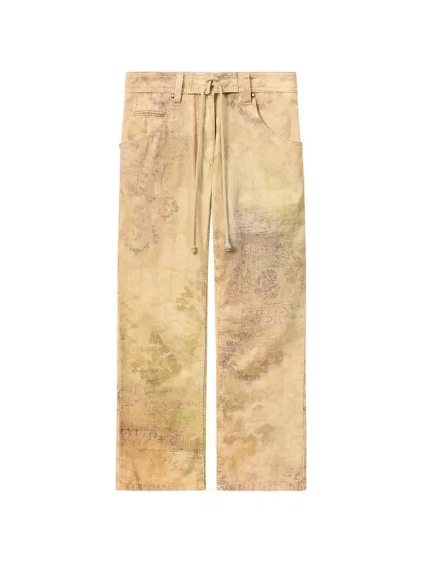 Isabel Marant Étoile Abstract-pattern Trousers - Neutrals