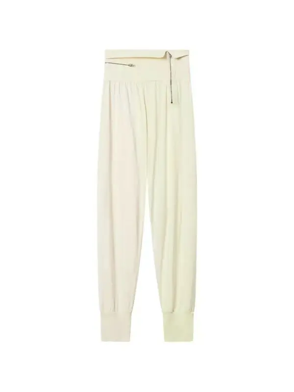 Isabel Marant Étoile Tydie Silk Tapered Pants - Neutrals