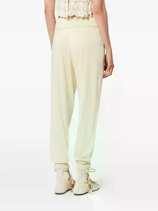 Isabel Marant Étoile Tydie Silk Tapered Pants - Neutrals