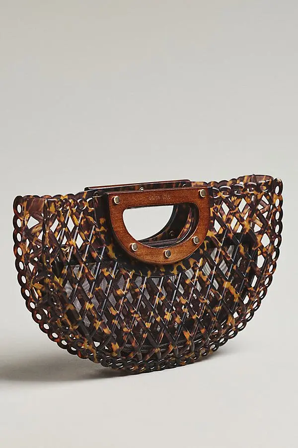 Dolce Vita Solandra Jelly Clutch - Tortoise