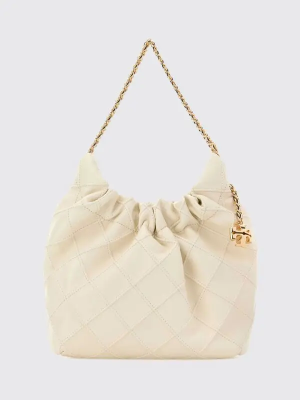 Tory Burch Quilted Chain Bag - Beige