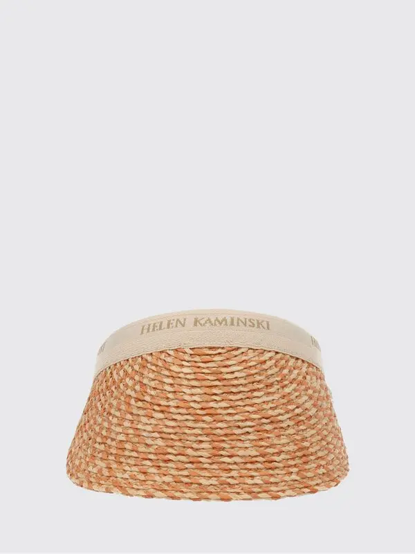 Helen Kaminski Raffia Visor - Salmon