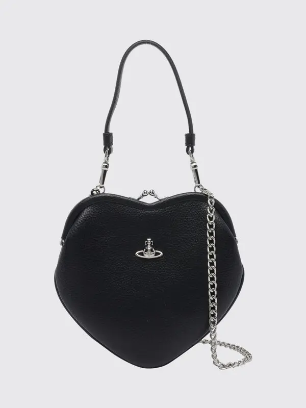 VIVIENNE WESTWOOD Belle Heart Frame Bag - Black