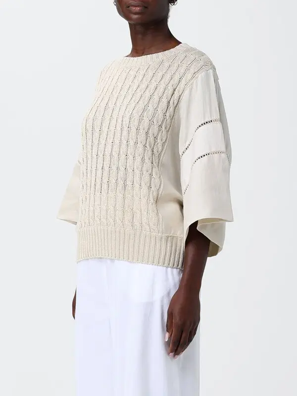 Max Mara Linen Knit Top