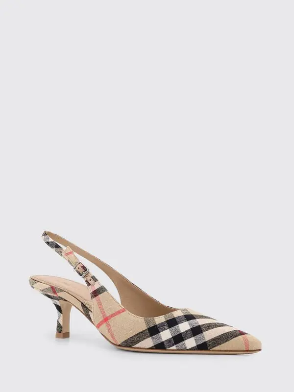 Burberry Slingback Pumps - Sand