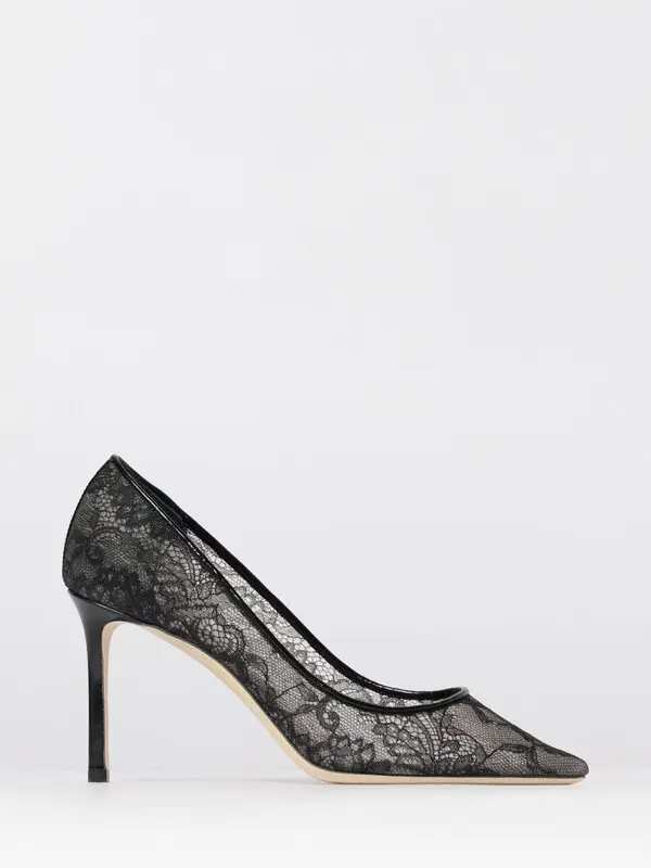 JIMMY CHOO Lace Pumps - Black