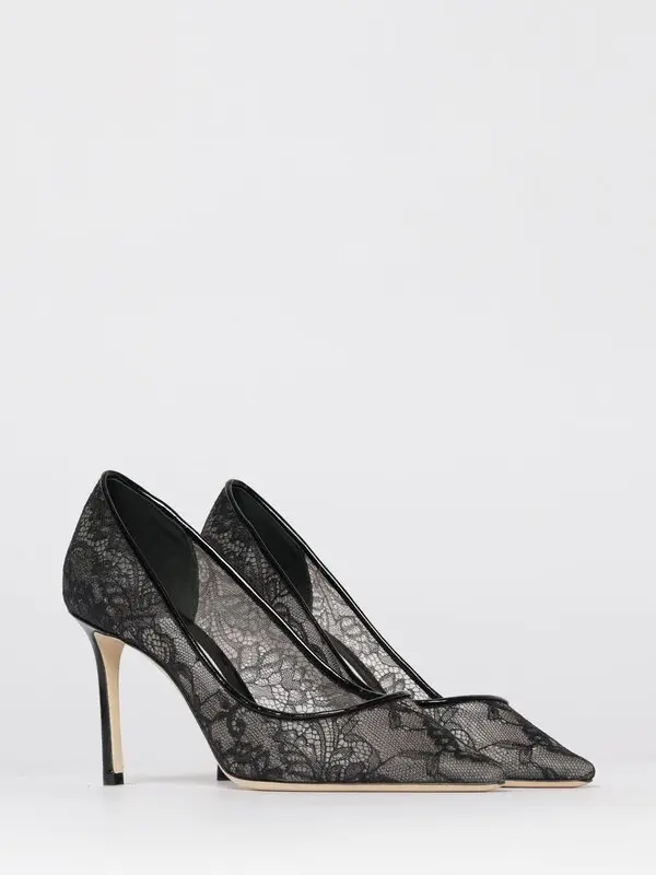 JIMMY CHOO Lace Pumps - Black