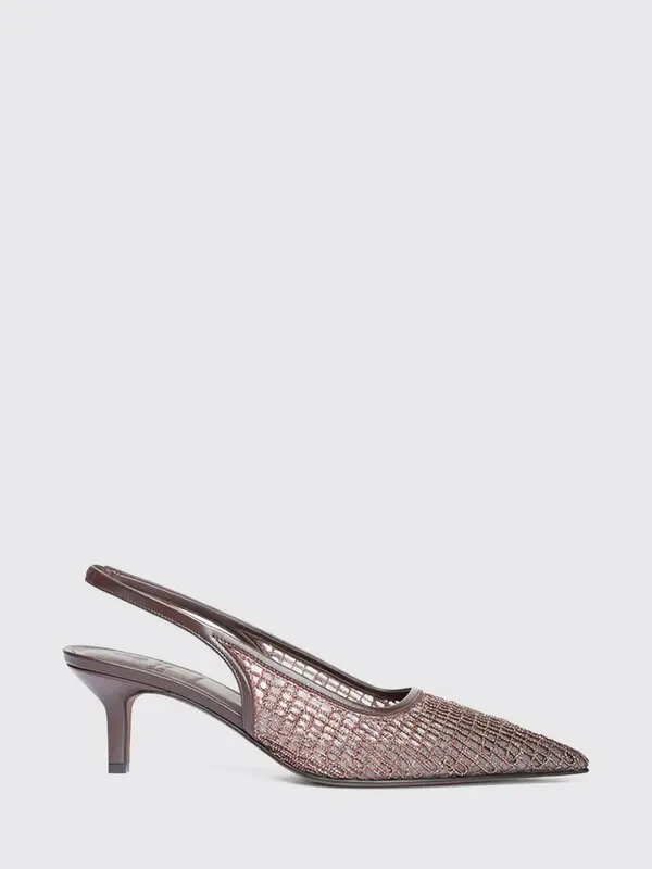 Brunello Cucinelli Slingback Pumps - Dark
