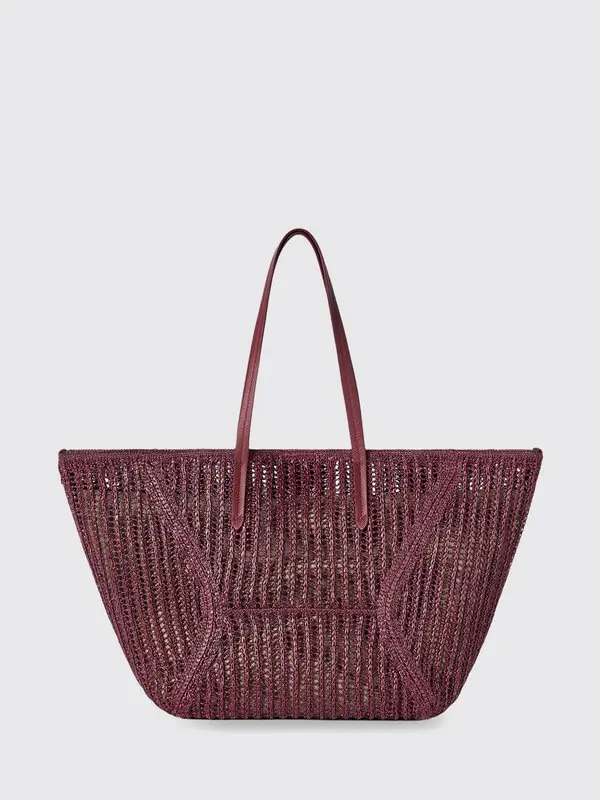 Brunello Cucinelli Woven Tote - Red