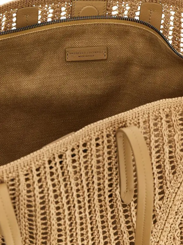 Brunello Cucinelli Woven Tote Bag - Rope