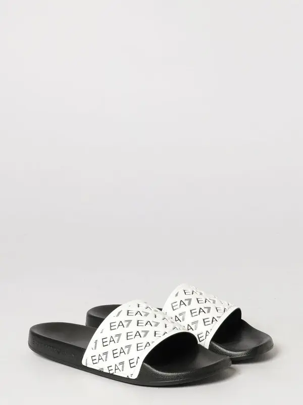 EA7 Logo Slides - White