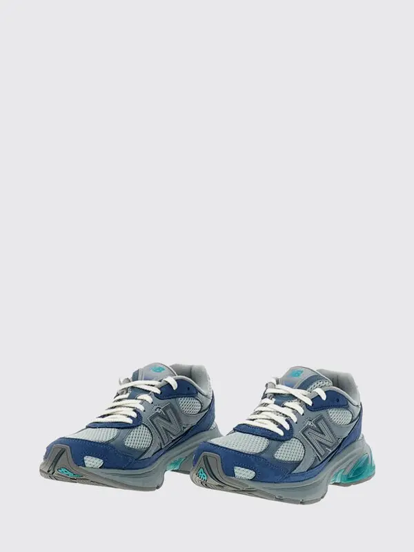 NEW BALANCE Mesh And Suede Sneakers - Blue
