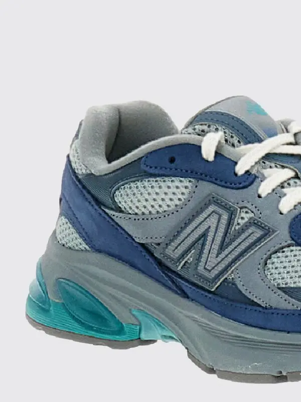 NEW BALANCE Mesh And Suede Sneakers - Blue