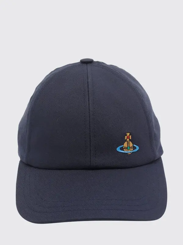 VIVIENNE WESTWOOD Cotton Twill Baseball Cap - Blue