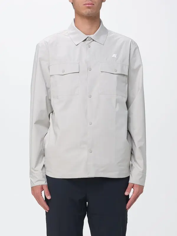 K-WAY Long Sleeve Utility Jacket - Beige
