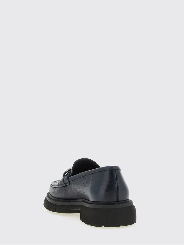 FERRAGAMO Loafers With Horsebit Detail - Blue