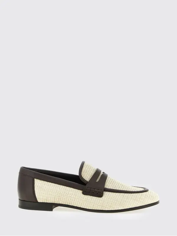 Brunello Cucinelli Raffia Loafer - Beige