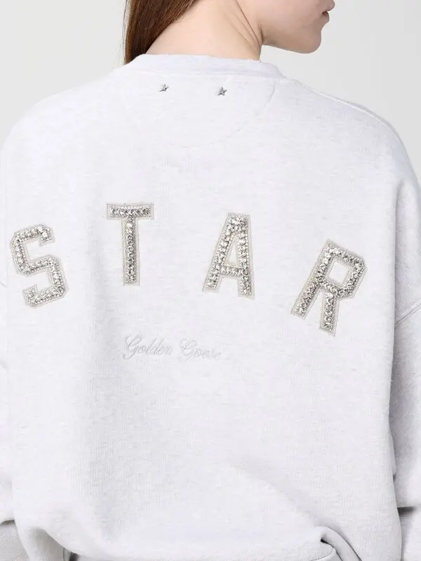 GOLDEN GOOSE Embellished Sweatshirt - Grey
