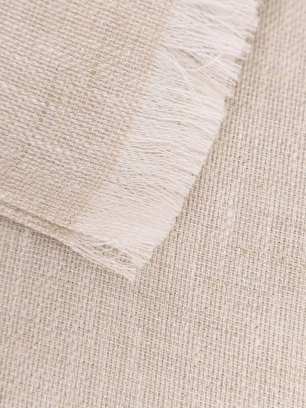 Brunello Cucinelli Linen Scarf - Beige