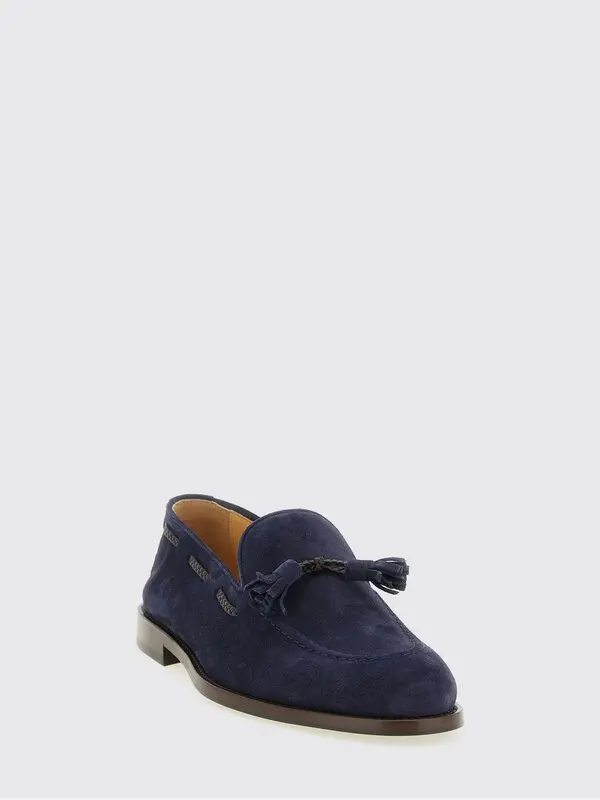Brunello Cucinelli Loafers With Tassel Detail - Blue