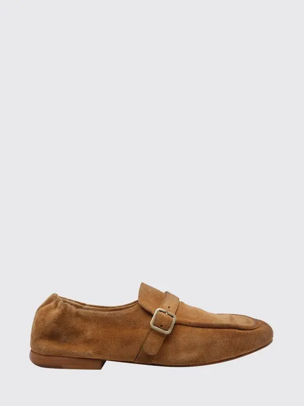 Marsèll Suede Loafers With Adjustable Strap - Brown