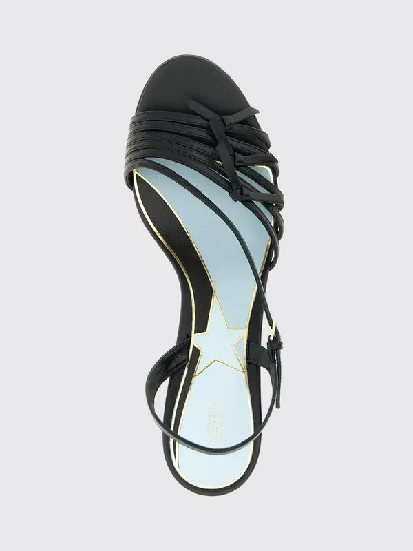 Valentino Garavani Nodine Leather Sandals - Black