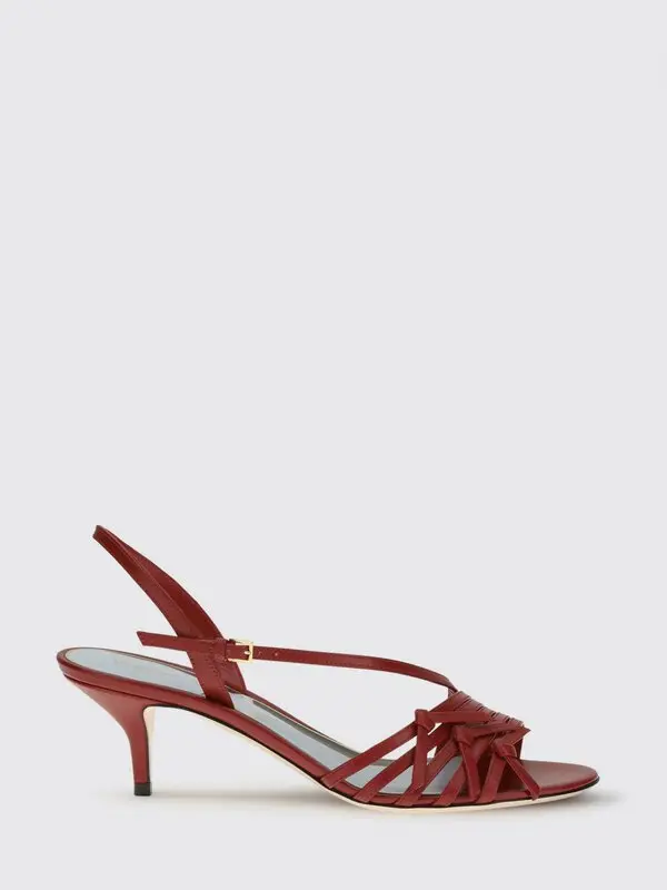 Valentino Garavani Nodine Leather Sandals - Red