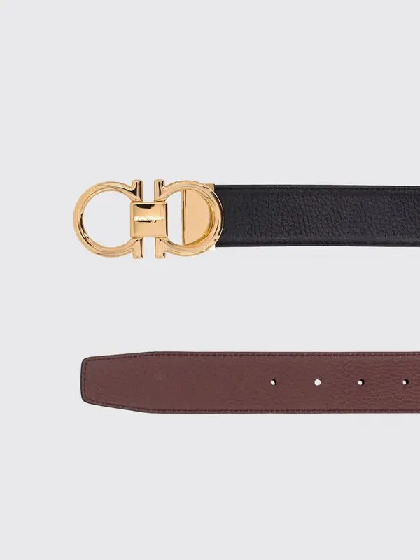 FERRAGAMO Gancini Reversible Leather Belt