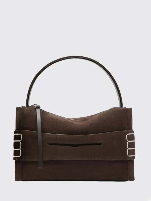 JW Anderson Loafer Suede Bag - Brown