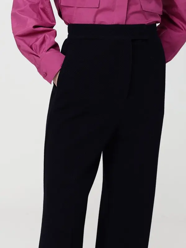 Max Mara Tailored Wide Leg Trousers - Blue
