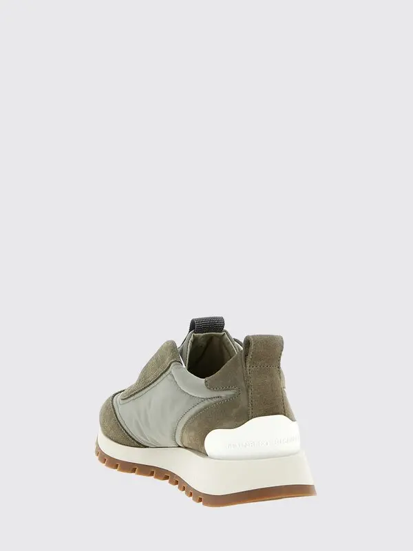 Brunello Cucinelli Suede And Nylon Sneakers
